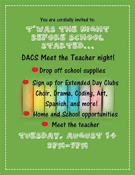Meet The Teacher Night